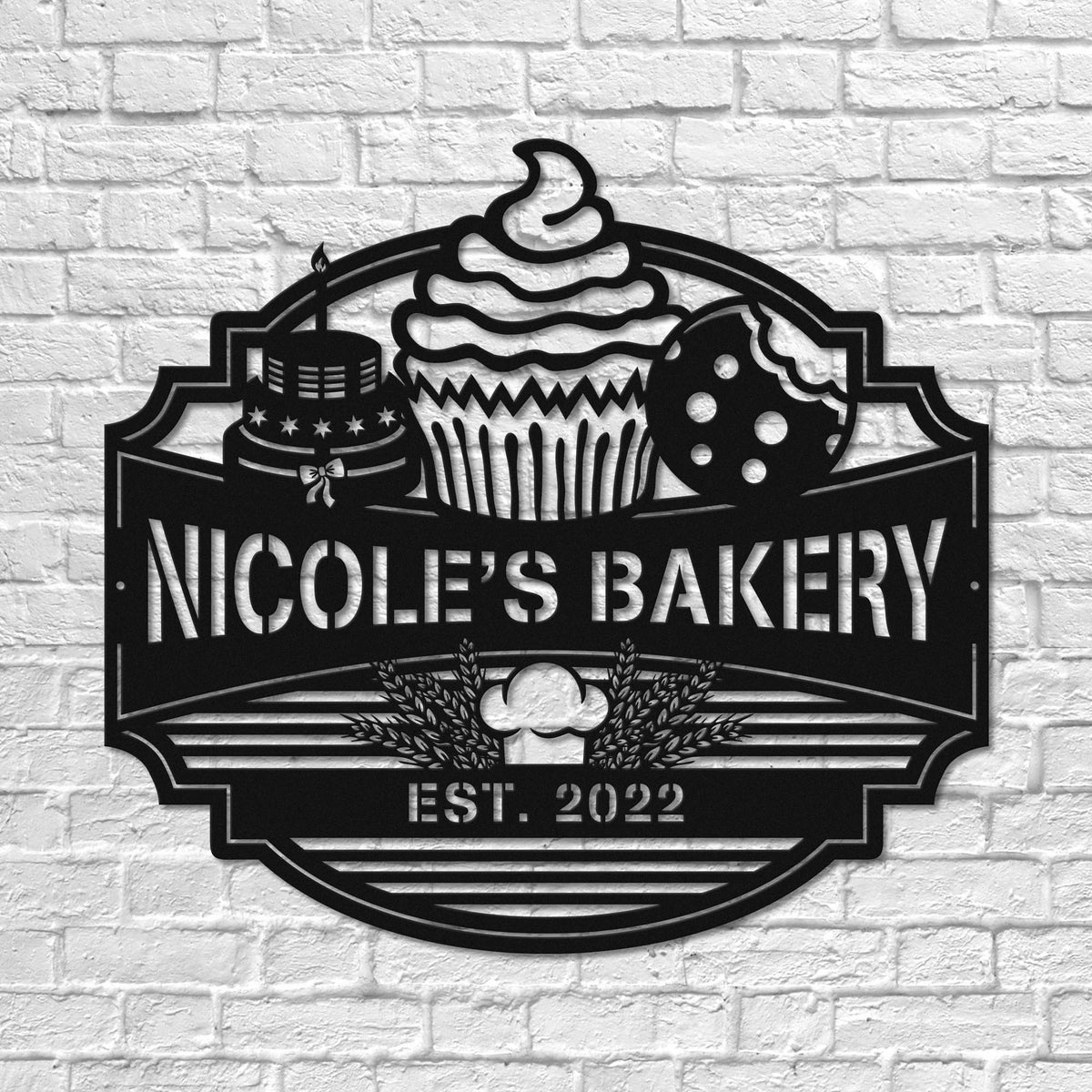 All Custom Metal Wall Signs — Bakingcoves